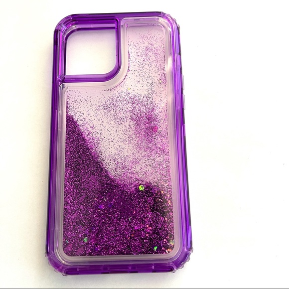 Accessories | Purple Glitter Apple Iphone 12 Pro Max | Poshmark